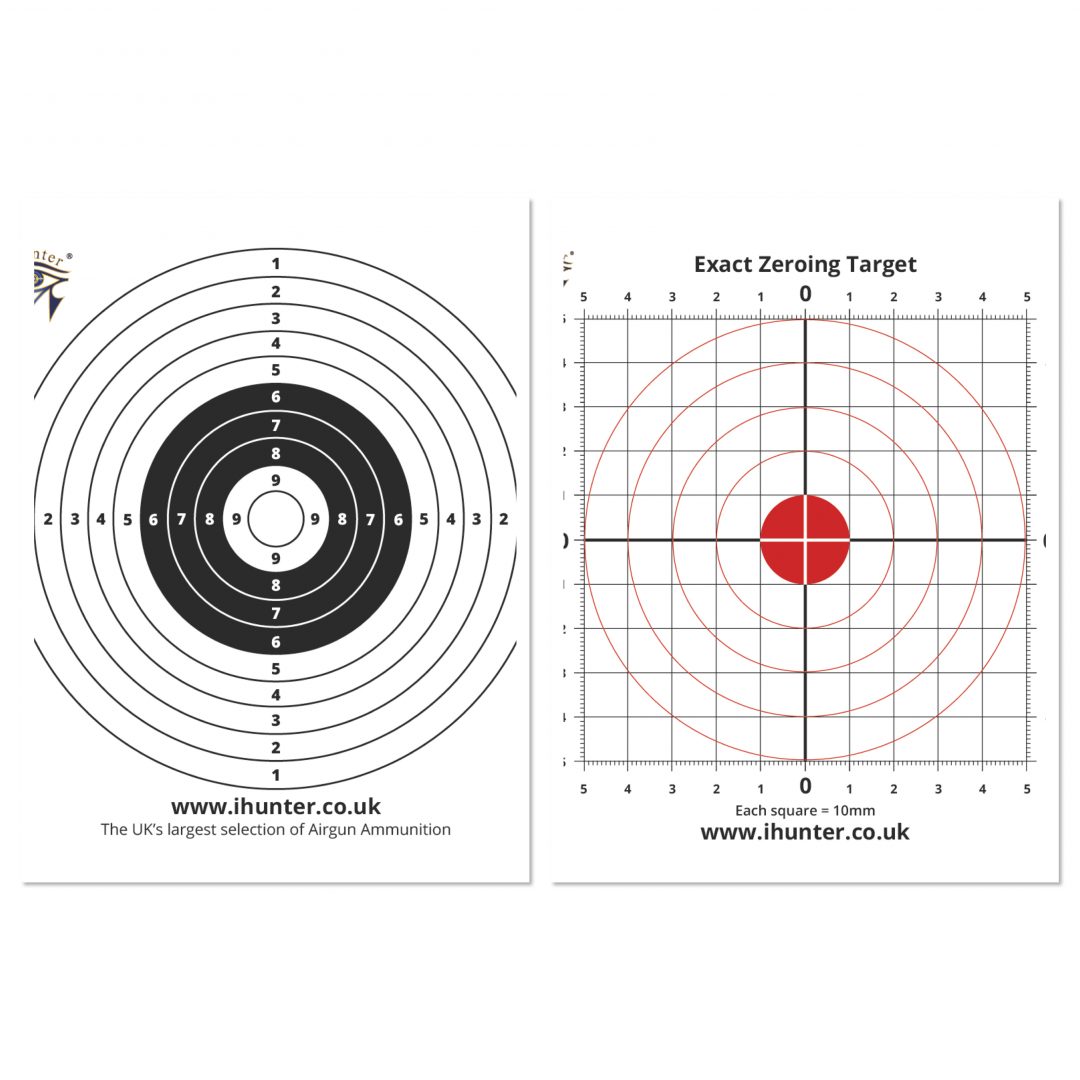 Exact Zeroing Targets / Single Circle target ( Double sided) - iHunter